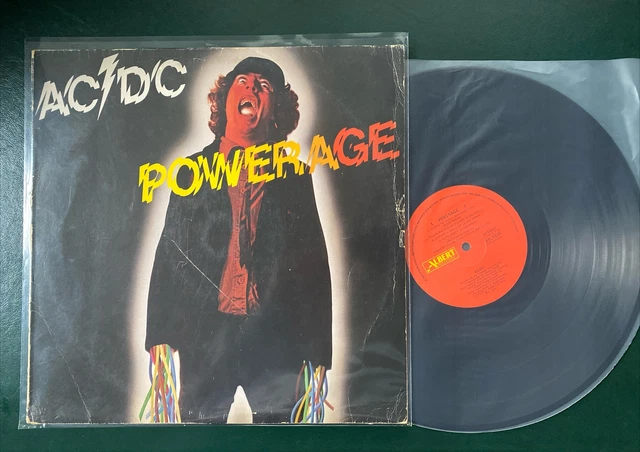 AC/DC POWERAGE VINYL LP Record Albert Productions Aussie OZ Red Label ...