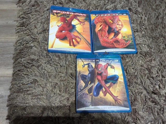 SPIDER-MAN TRILOGY (BLU-RAY) Tobey Maguire £5.40 - PicClick UK