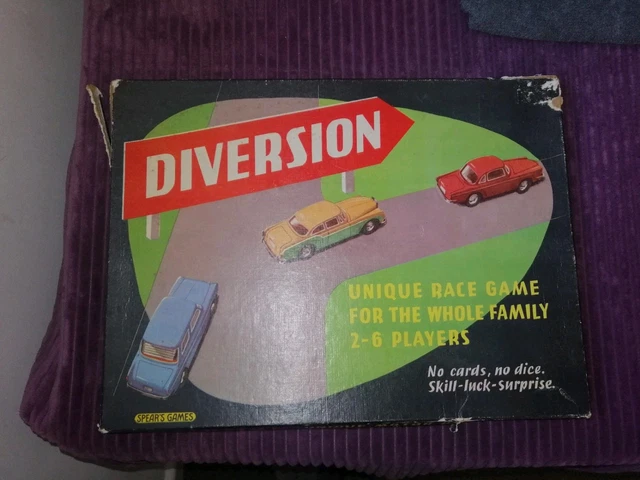 SPEAR'S GAMES VINTAGE Board Game Diversion 1957 Edition, Complete Set £ ...