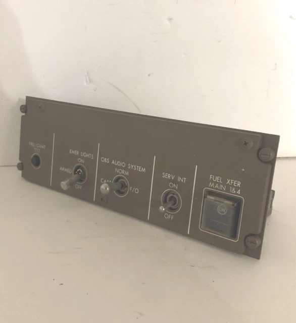 BOEING 747 AIRCRAFT Cockpit Control Panel 233U3207-327 £75.21 - PicClick UK