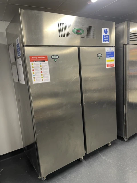 FOSTER UPRIGHT DOUBLE Door Mobile Fridge Chiller stainless steel ...