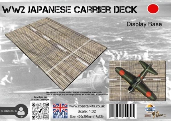 COASTAL KIT DIORAMA Base 1:32 WW2 Japanese Carrier Deck 420mmX297mm EUR ...