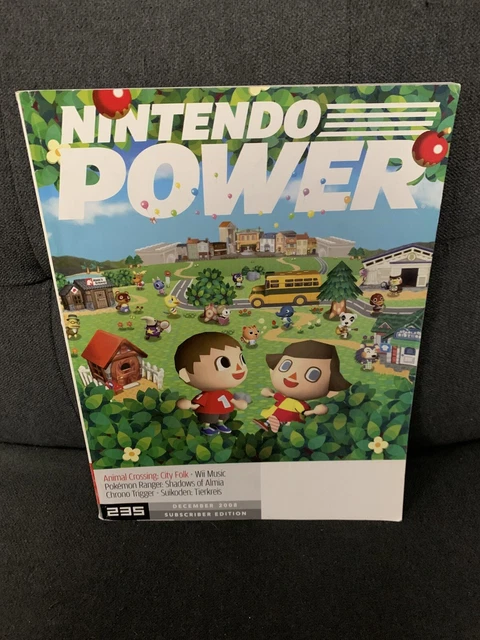 NINTENDO POWER MAGAZINE Vol #235 December 2008 w/Poster Subscriber ...