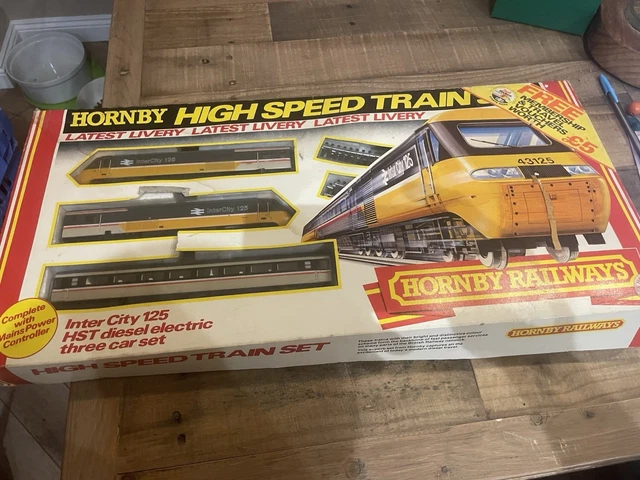 HORNBY INTERCITY 125 HST Train Set 1980s Original Box Untested - Extra ...