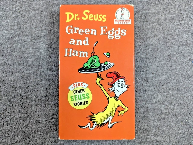 DR. SEUSS GREEN Eggs and Ham, Ten Apples Up on Top! VHS Tape 1994 ...