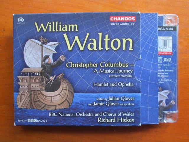 CHANDOS SACD HYBRID WALTON Christopher Columbus A Musical Journey ...