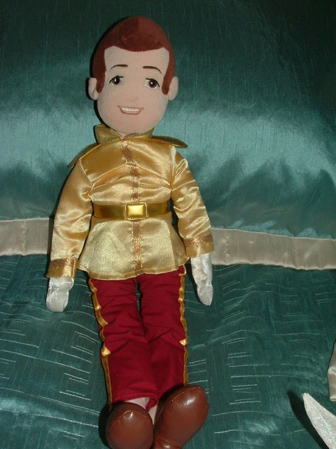 DISNEY STORE CINDERELLA'S PRINCE CHARMING 21" PLUSH DOLL SOFT TOY (a) £ ...