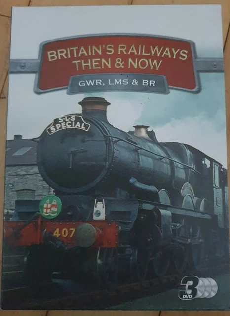 BRITAIN'S RAILWAYS THEN and Now GWR, LMS & BR (3 disc DVD Boxset) As ...
