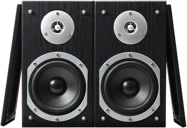 BOOKSHELF PASSIVE SPEAKERS 140W Surround Sound HiFi 2-Way Home Audio ...