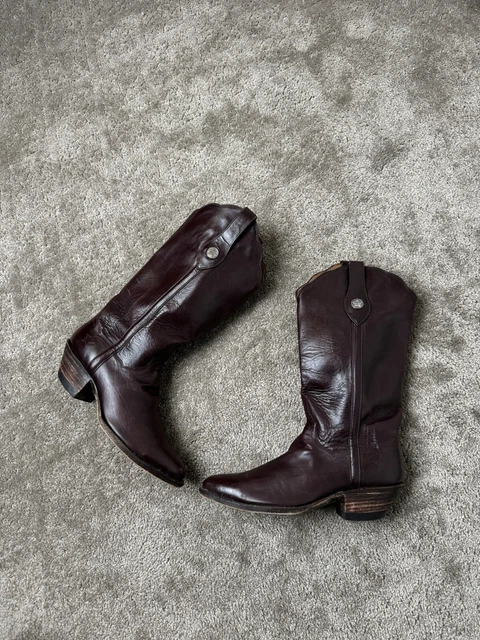 RARE MENS BOOTS JB Hill 2K5 Shell Cordovan Cowboy Western Pull Boots ...