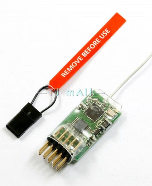 4100E 2.4G 4-CHANNEL Micro Receiver DSM2 / DSMX For JR / SPEKTRUM EUR ...