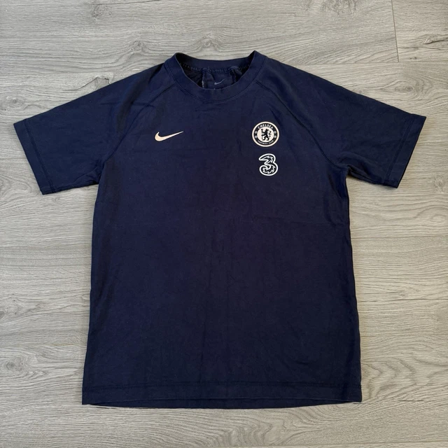 CHELSEA NIKE NAVY Travel Shirt Medium £34.99 - PicClick UK