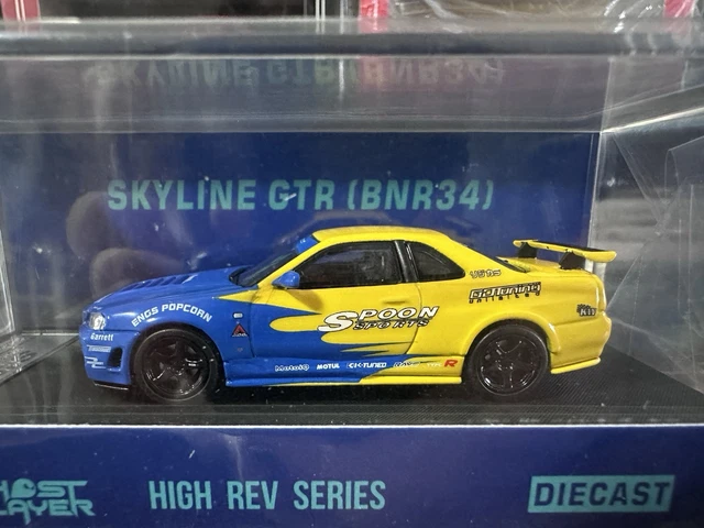 STANCE HUNTERS 1/64 Nissan Skyline GTR R34 Spoon Livery 599pcs Sealed £ ...