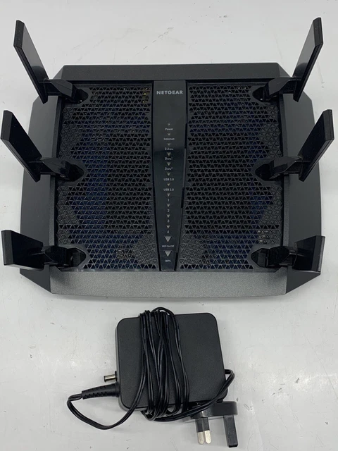 Netgear R8000 Nighthawk X6 Tri Band Modem Router Cavo 3 2 Gbps Nero Eur