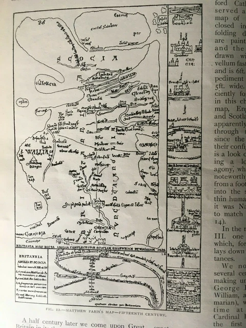 EARLY CHART MAP Making History Cartography Rare Old Antique Article ...