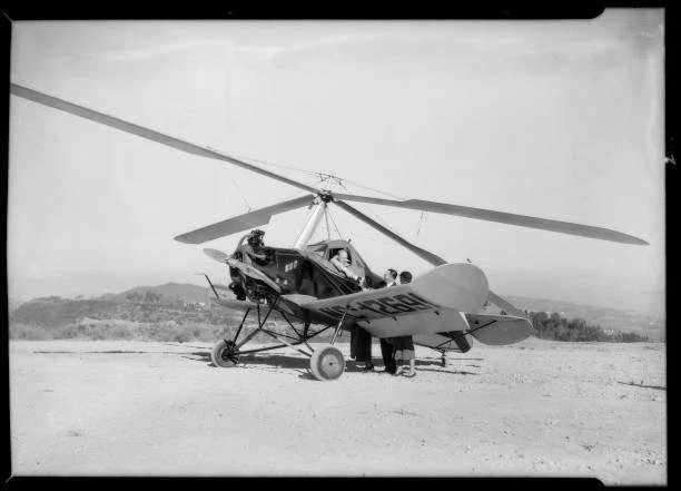 AUTOGYRO PUBLICITY PHOTO 1932 Aviation History USA OLD PHOTO 1 $8.50 ...