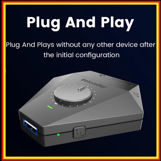 BELOADER PRO GAMEPAD Convertitore Plug And Play Gamepad Adattatore ...