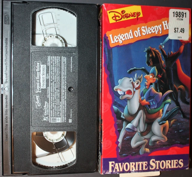 DISNEY FAVORITE STORIES LEGEND OF SLEEPY HOLLOW VHS Video Tape Rare ...