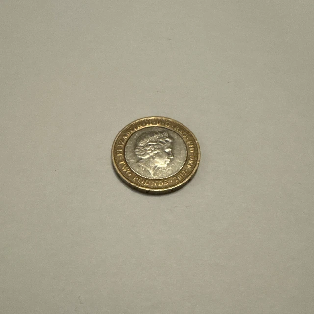 CHARLES DICKENS 1812-1870 2 pound coin £2 - Extremely rare with minting ...