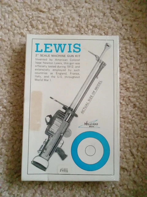 WILLIAMS BROS. 1/6 Scale Vintage Lewis Machine Gun, Sealed, New ...