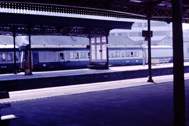 1985 BRITISH RAIL Diesel Loco Slough W54289 Railway Slide Ref 3435 £3. ...