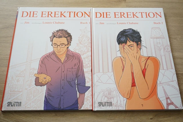 DIE EREKTION 1+2 - Comic Buch Splitter Verlag - Jim EUR 21,99 - PicClick DE