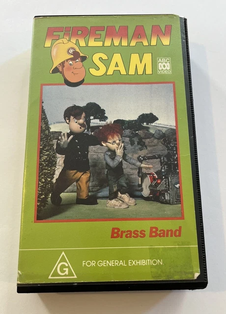 FIREMAN SAM - Brass Band - Rare - VHS Video ABC Kids 1993 - Free Aus ...