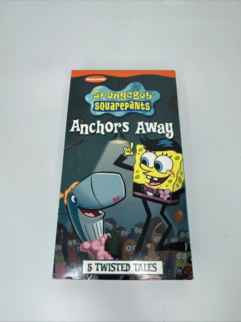 SPONGEBOB SQUAREPANTS ANCHORS Away VHS Paramount 2003 Nickelodeon ...