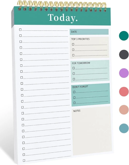 TO DO LIST Notepad - To Do List Notebook for Work with 52 Sheets 6.5 x ...