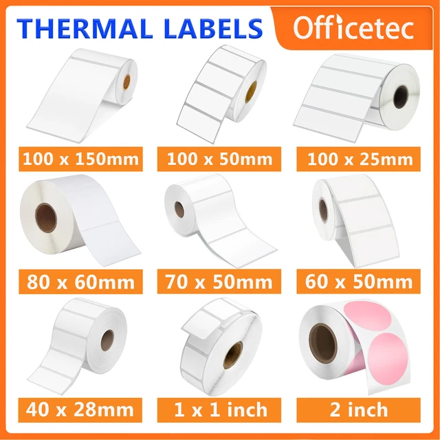DIRECT THERMAL LABELS Rolls for Fastway Auspost eParcel Shipping Label ...