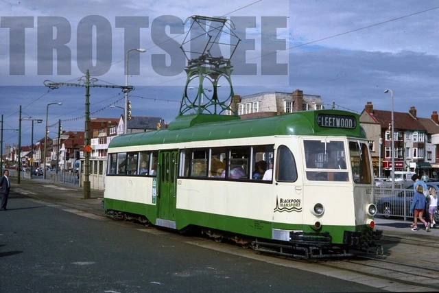 35MM SLIDE BLACKPOOL Transport Single Decker Tram Strassenbahn 632 1993 Original £4.98 - PicClick UK