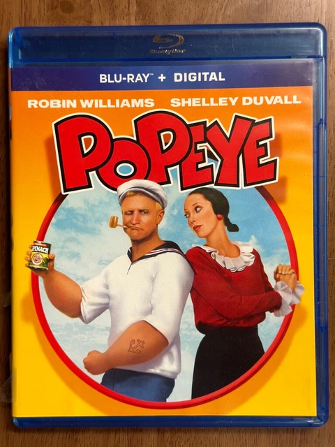 POPEYE BLU-RAY LIVE Action Movie with Robin Williams Region Free EUR 22 ...