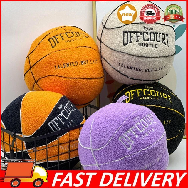 3D OFFCOURT BASKETBALL Soft Basketball Plush Ball Fluffy Filled 25cm ...
