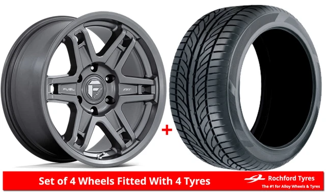 ALLOY WHEELS & Tyres 18" Fuel Slayer D838 For Ford Ranger [Mk2] 06-09 £ ...