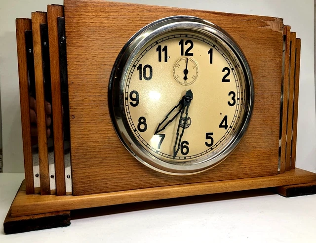 USSR CLOCK CONSTRUCTIVISM RARE mausoleum style Cubism Stalin era 50s No ...