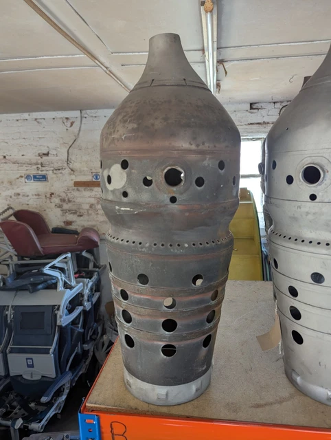 1940S RARE ROLLS-ROYCE Nene jet Engine Flame Can Combustion Chamber ...