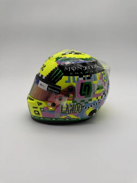 LANDO NORRIS 2024 British GP 1:2 Scale Helmet *Upgraded* £234.69 ...