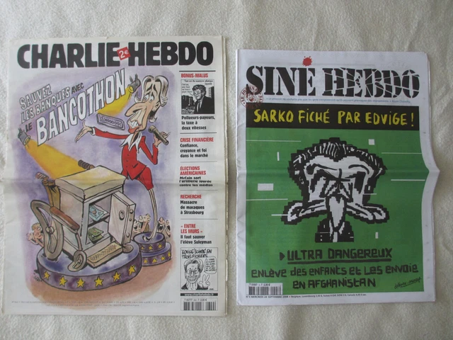 CHARLIE HEBDO N° 847 + Sine Hebo N° 1 - 10/09/2008 EUR 5,00 - PicClick FR