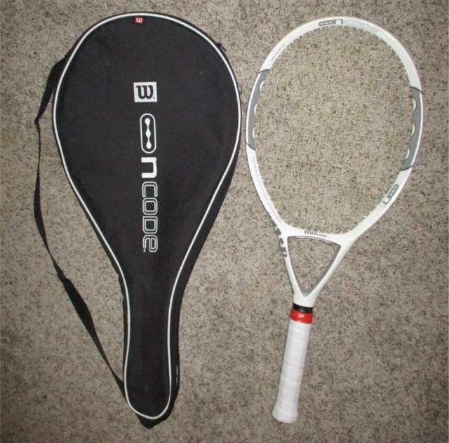 WILSON NCODE N1 OVERSIZED TENNIS RACQUET w/ CASE 4 5/8 (5) $89.99 ...