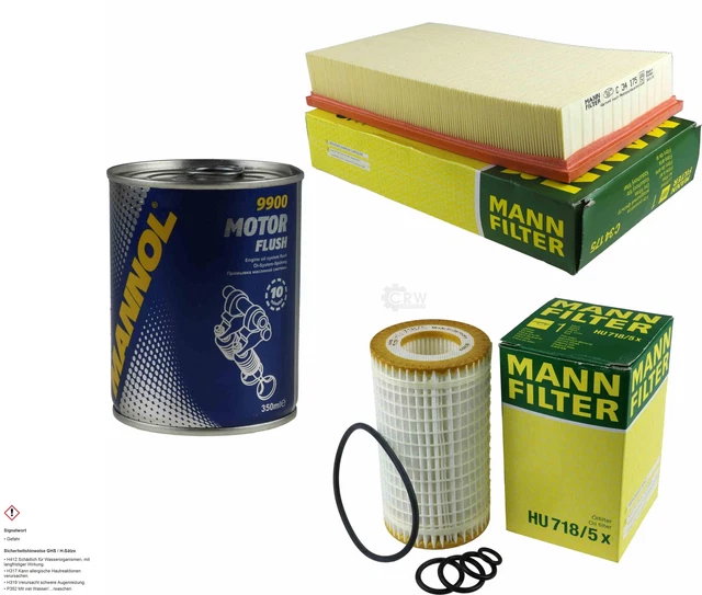 ORIGINAL MANN-FILTER PAQUETE de Inspección Kit Sct Motor Flusch Lavado ...