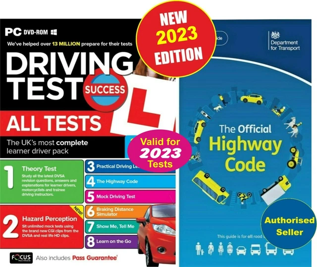 2023 DRIVING THEORY Test Hazard Highway Code Book CD DVD ROM 11 2023-driving-theory-test-hazard-highway-code-book-cd-dvd-rom-11