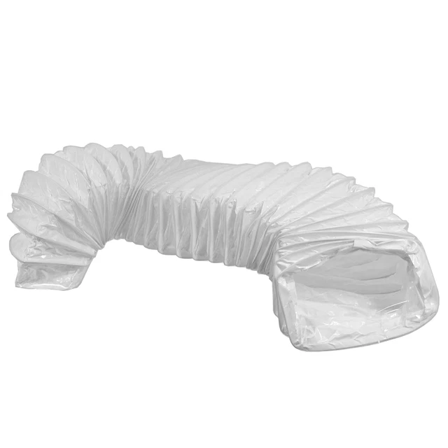 FLEXIBLE DUCT VENT Hose PVC 3 Metre Length Rectangular HVAC 110mm x ...