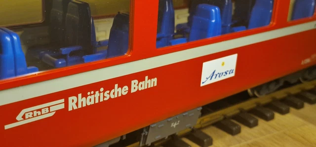 RHB PANORAMA PASSENGER Coach - LGB 37676, Garden Railway, G Gauge, G ...