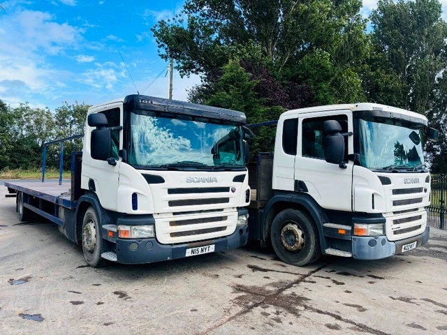 SCANIA P230 4X2 Flat Bed Lorry *Year 2010, Choice Of Two * £4,950.00 ...