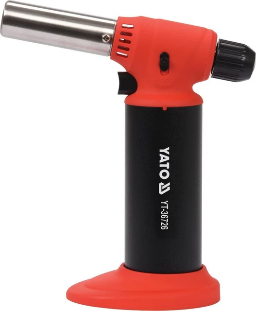 MINI GAS BURNER Blow Torch Bunsen Blowtorch Piezo Ignition 1350°C ...