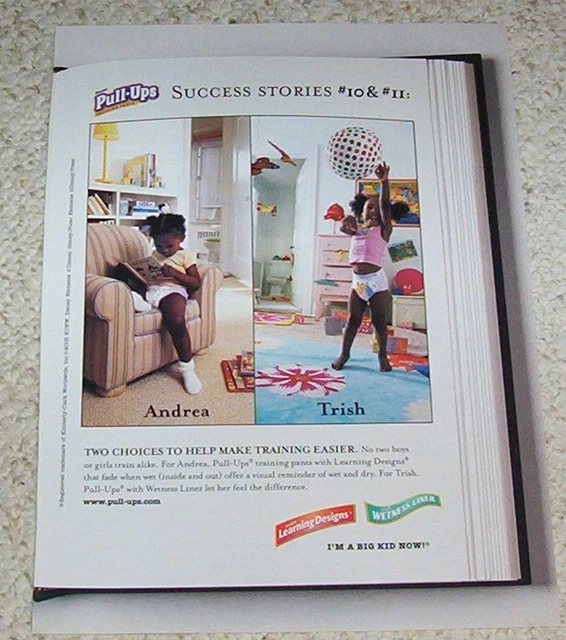 2003 PRINT AD page - Pampers Easy Ups diaper pants cute little Girl ...