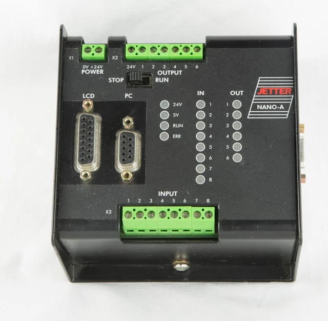 JETTER KOMPAKT STEUERUNG Klein SPS NANO-A NA-CPU 24VDC EUR 130,00 ...