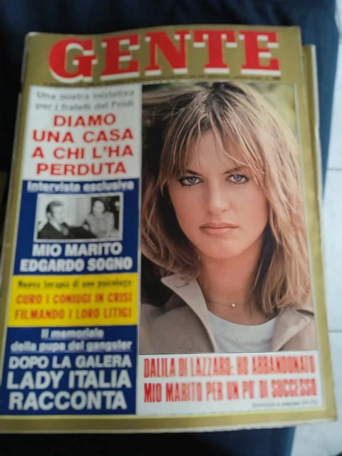 GENTE N. 21/1976 - DALILA DI LAZZARO - GIORGIO CHINAGLIA - BARBARA ...