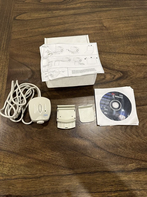 VINTAGE IBM PC Computer Camera With Software And Accessories Model PN ...