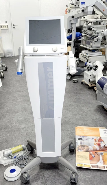 ZIMMER Z-WAVE PRO Radiales Stoßwellentherapie Gerät Massagegerät Stoßwellengerät EUR 8.500,00 ...